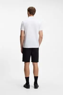 BOSS Cotton-piqué Polo Shirt With All-over Print