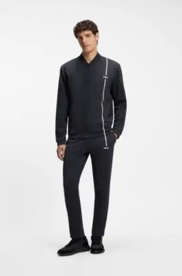 BOSS Active Track Pants In Thermoregulating Stretch Gabardine