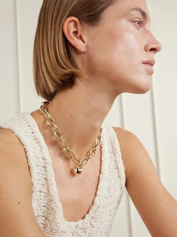 ILARIA ICARDI 9-karat Milanese Necklace