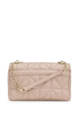 BOSS Double B Monogram Quilted Shoulder Bag - Light Red