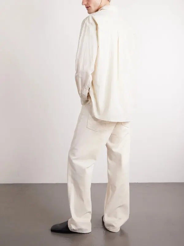 Our Legacy Above Striped Lyocell Shirt - Neutrals