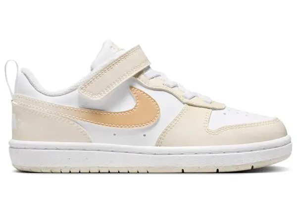 Nike Court Borough Low Shimmer Sneakers - White/chalk