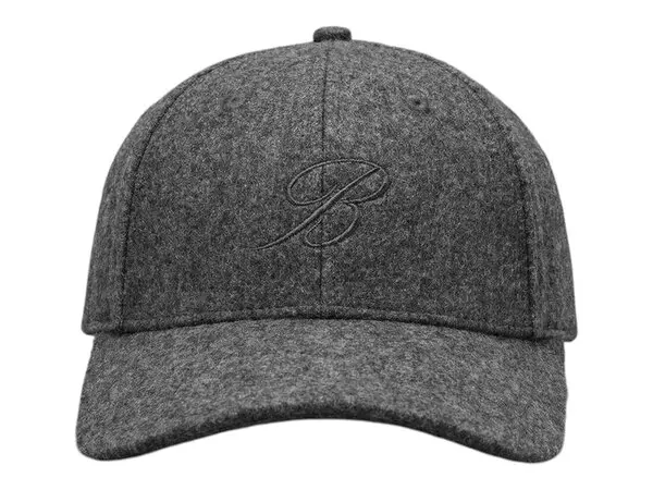 BLVCK Woven Baseball Cap - Charcoal