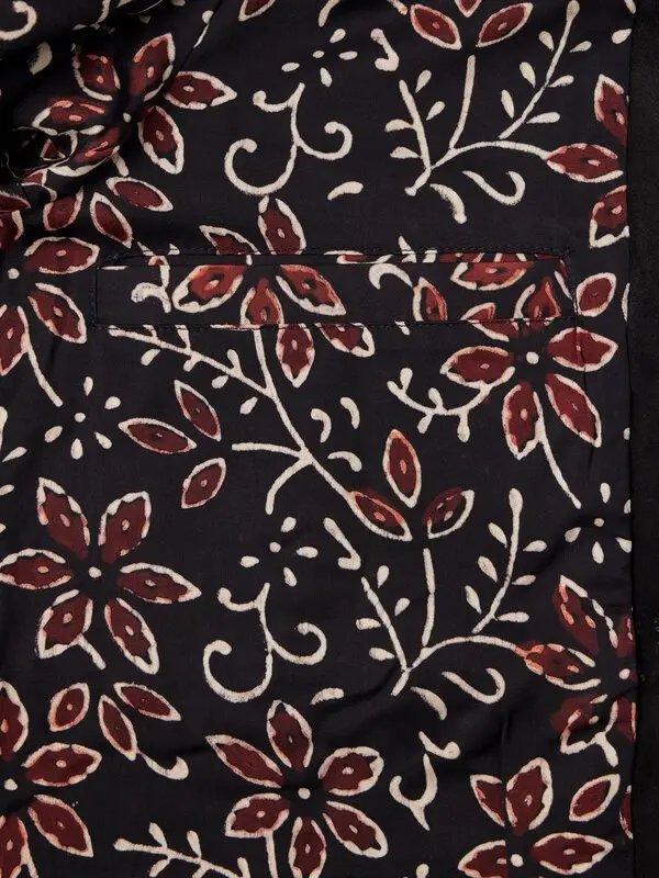 KARTIK RESEARCH Embroidered Suede Blazer