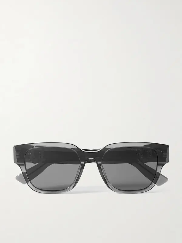 Dior Diorobliques1i Square-frame Acetate Sunglasses - Gray