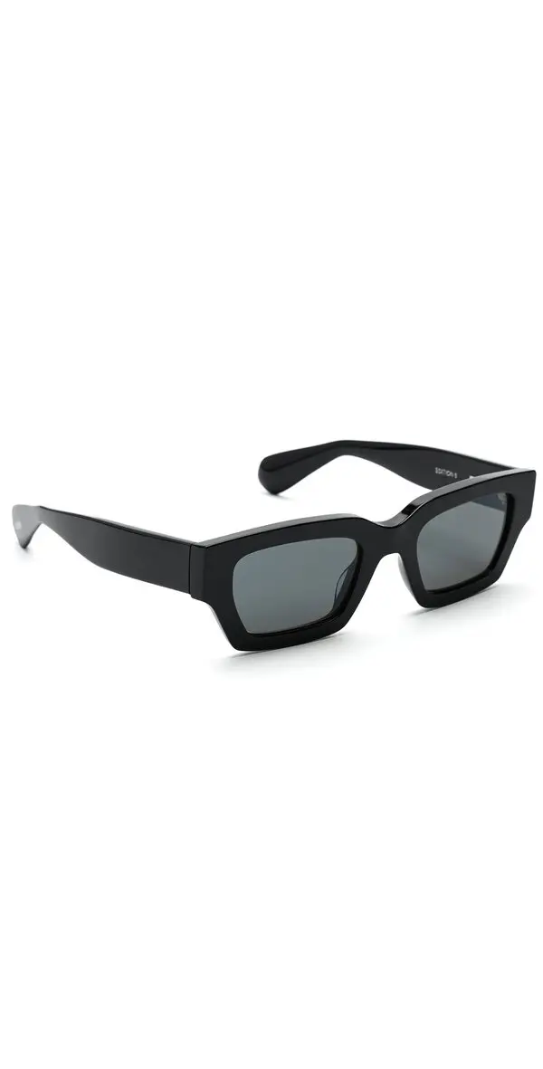 Oliver Spencer X Jil Sander Edition 6 Sunglasses - Black/carbon Grey