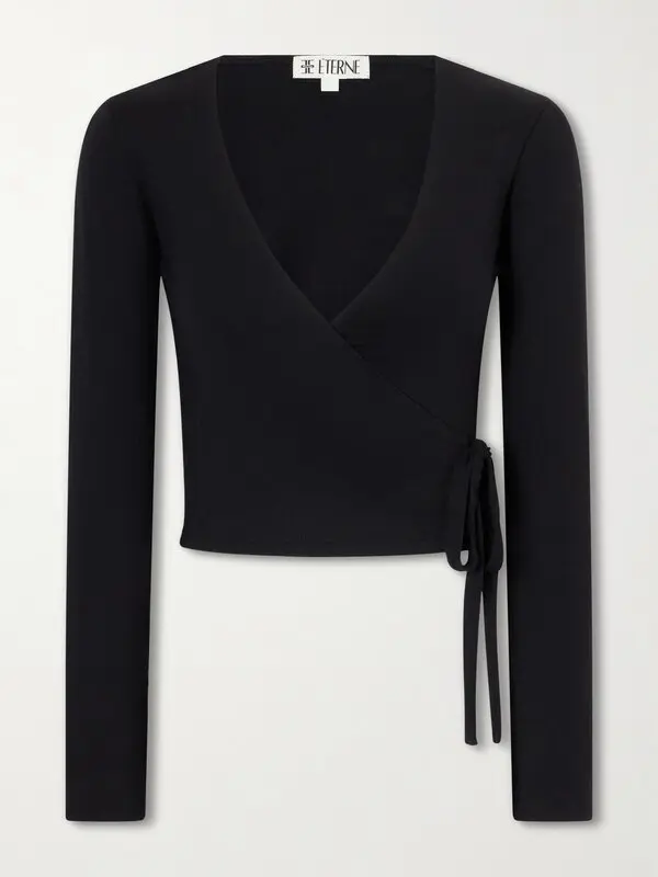 Eterne Wrap Jersey T-shirt