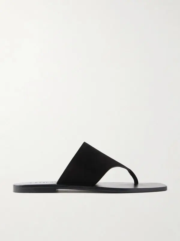 A.emery Paton Suede Sandals - Black