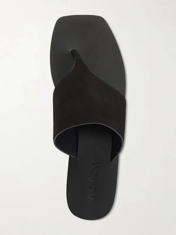 A.emery Paton Suede Sandals - Black