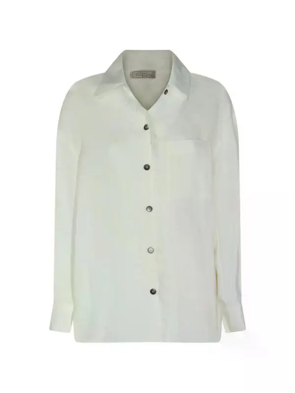 Antonelli Firenze Fringed-trim Button-fastening Shirt - White