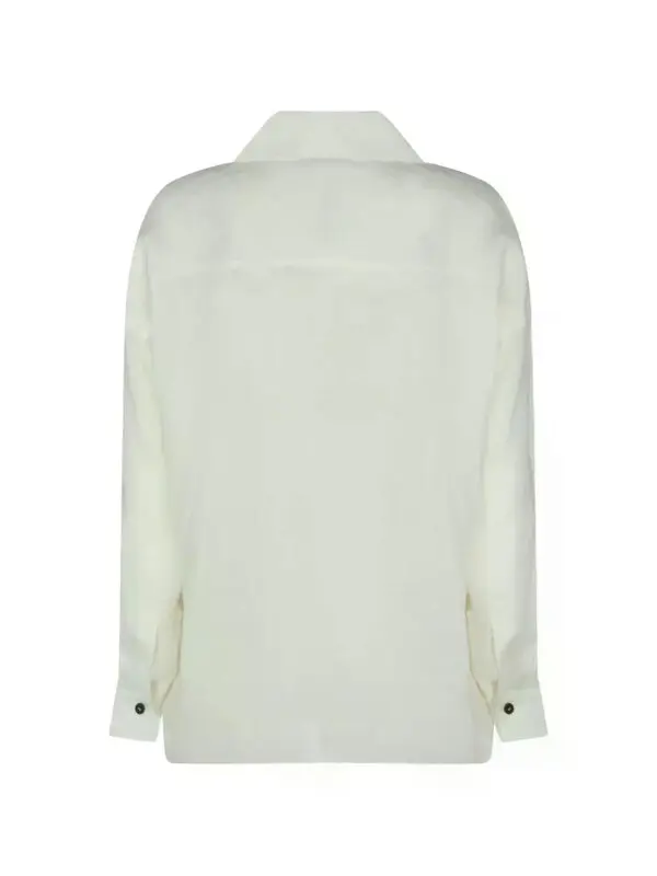 Antonelli Firenze Fringed-trim Button-fastening Shirt - White