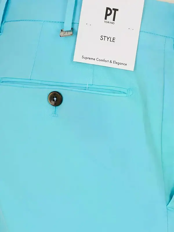 PT TORINO Tailored Slim Fit Trousers - Blue