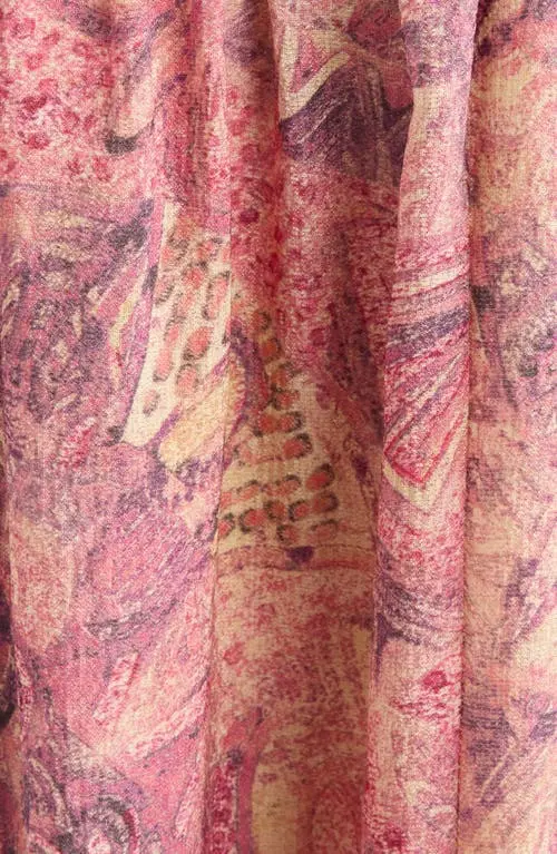 Isabel Marant Étoile Strapless Printed Silk Midi Dress