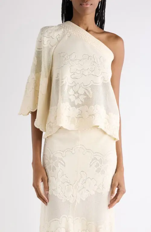 Isabel Marant Étoile Shilo One-shoulder Floral Jacquard Top