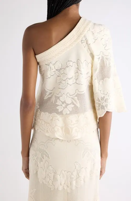 Isabel Marant Étoile Shilo One-shoulder Floral Jacquard Top