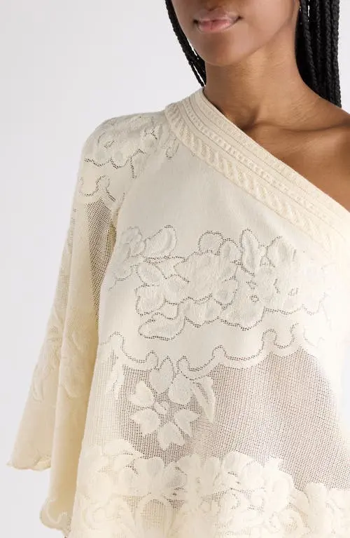 Isabel Marant Étoile Shilo One-shoulder Floral Jacquard Top