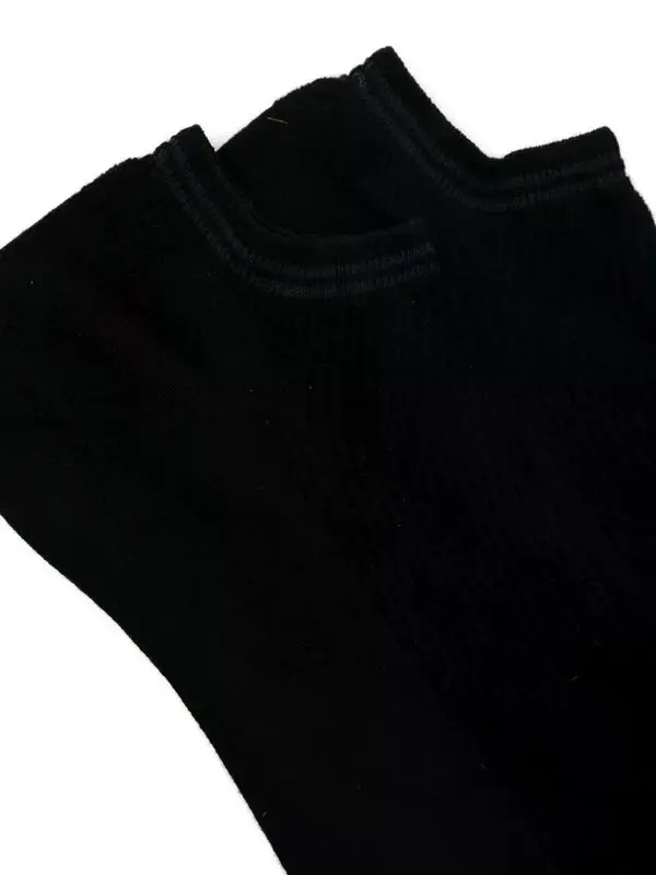 Zegna Ribbed-knit Low-cut Socks