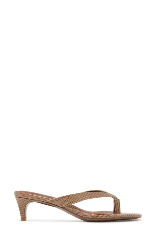 REISS Mia Thong Slide Sandal - Neutral