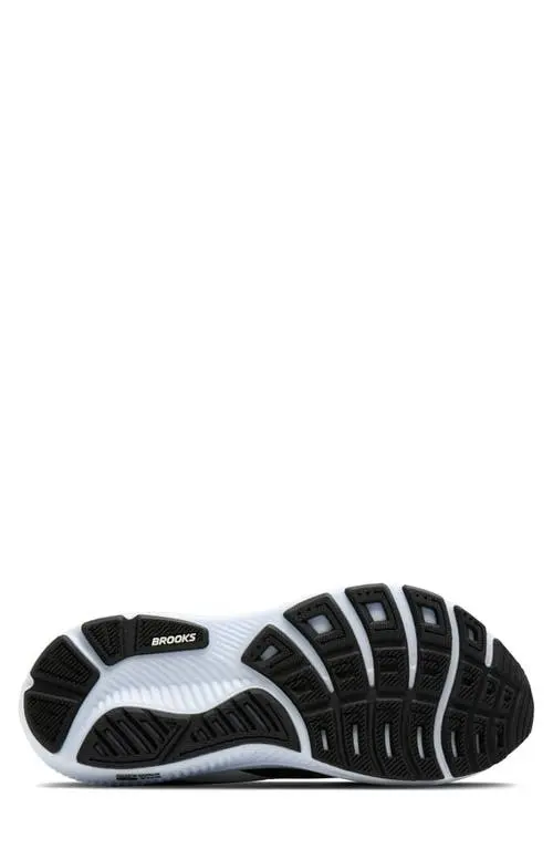 Brooks Ghost 18 Running Shoe - Black/grey/white