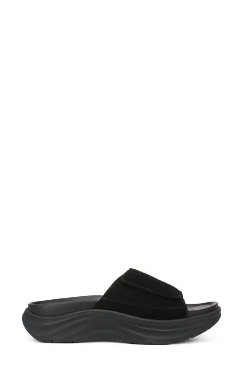 Dr. Scholl'S Feel Calm" Slide Sandal With Revitalize™ Recovery Insert - Black