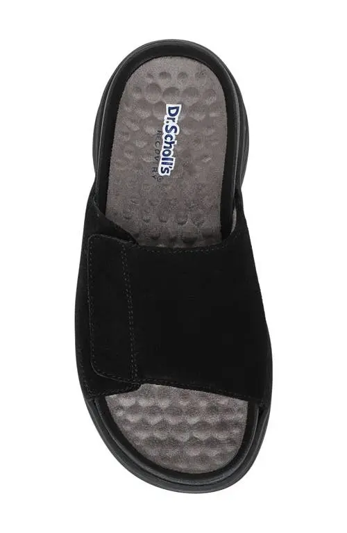 Dr. Scholl'S Feel Calm" Slide Sandal With Revitalize™ Recovery Insert - Black