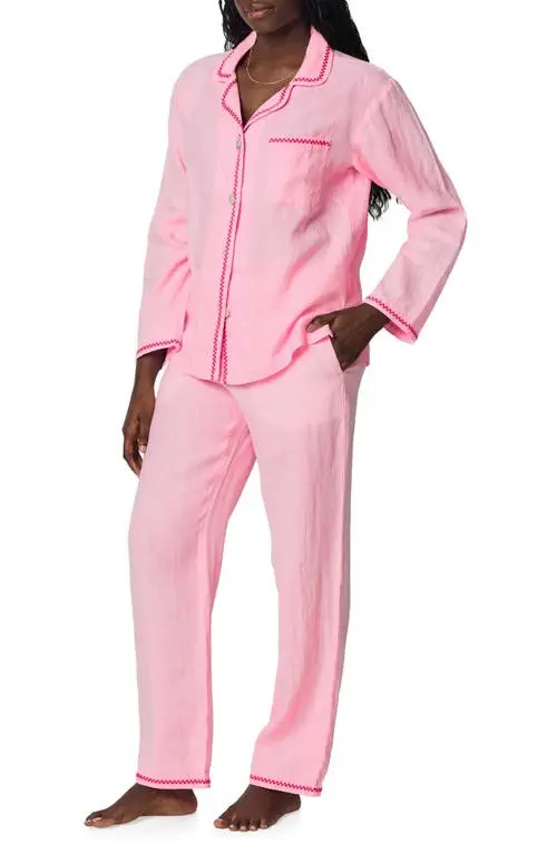BEDHEAD PAJAMAS Linen Pajamas - Pink Lady