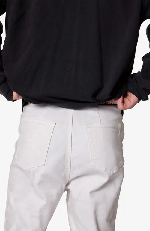 Mnml Super Stacked Hem Jeans - White