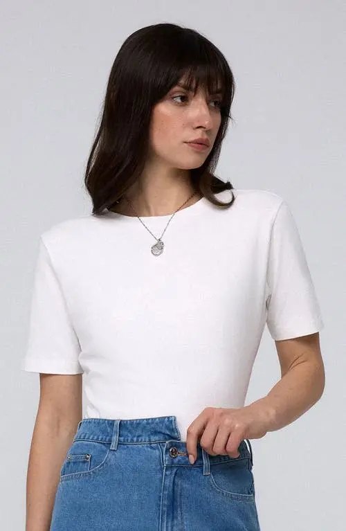 JUANA Hemp Essentials Short Sleeve Tee - White