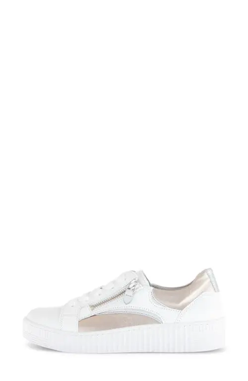 Gabor 83.330 Zip Platform Sneaker - Puder