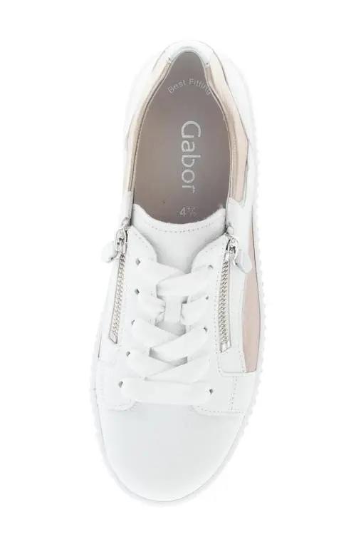 Gabor 83.330 Zip Platform Sneaker - Puder