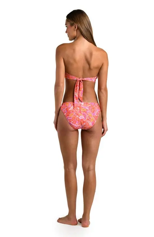 SUNSHINE 79 Paisley Daze Bandeau Bikini Top