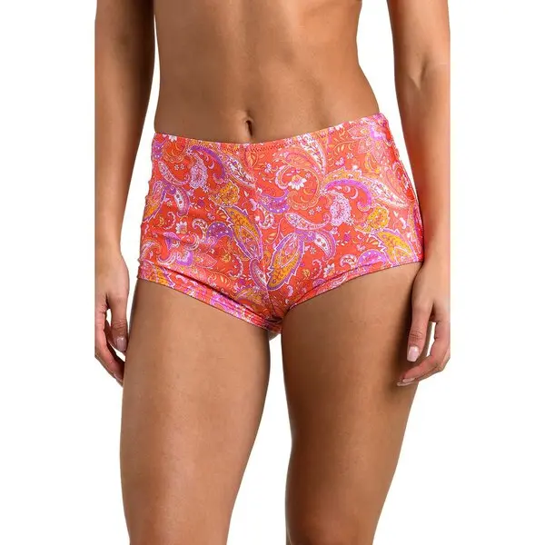SUNSHINE 79 Paisley Daze Swim Shorts - Orange Multi