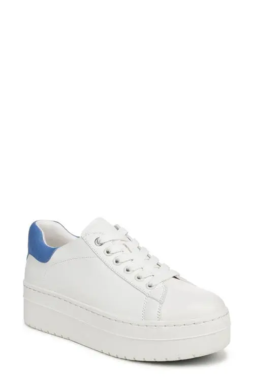 FAVORITE DAUGHTER Naomi Platform Sneaker - White/granada Sky