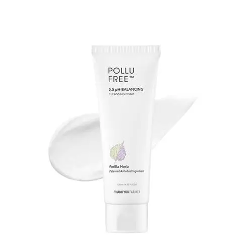 THANK YOU FARMER Pollufree Ph-balanced Cleansing Foam - White