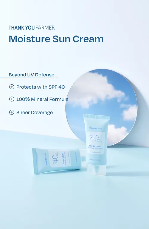 THANK YOU FARMER Sun Project Moisture Sun Cream