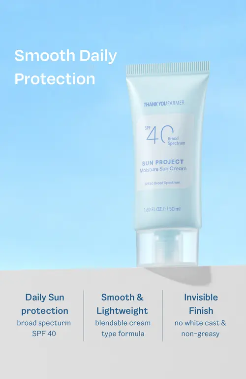 THANK YOU FARMER Sun Project Moisture Sun Cream