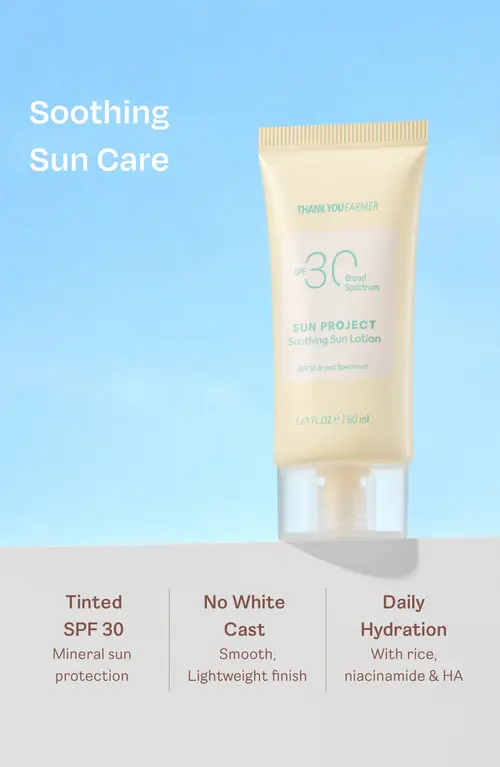 THANK YOU FARMER Sun Project Soothing Sun Lotion