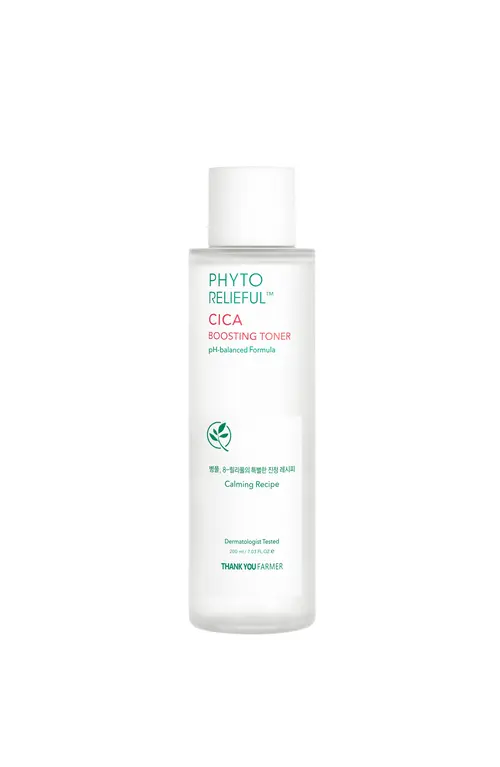 THANK YOU FARMER Phyto Relieful Cica Boosting Toner - White