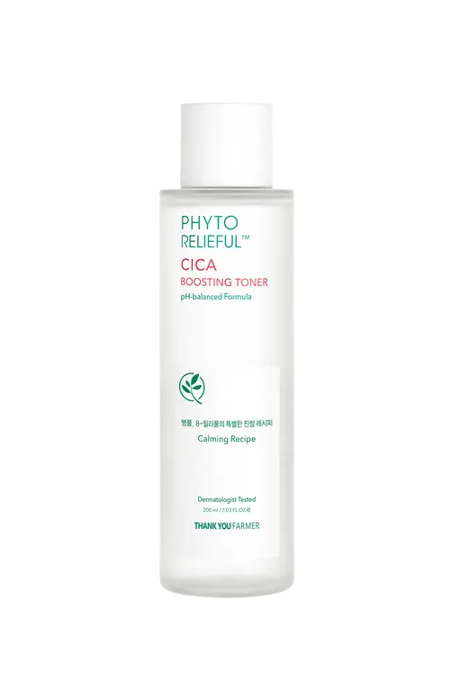 THANK YOU FARMER Phyto Relieful Cica Boosting Toner - White