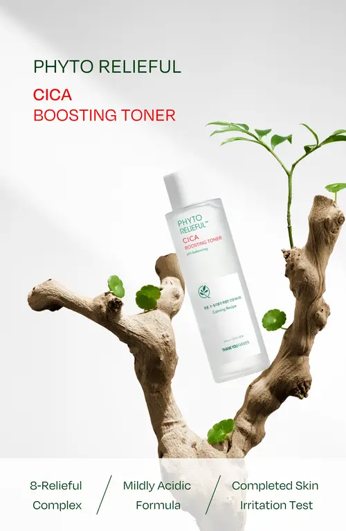 THANK YOU FARMER Phyto Relieful Cica Boosting Toner