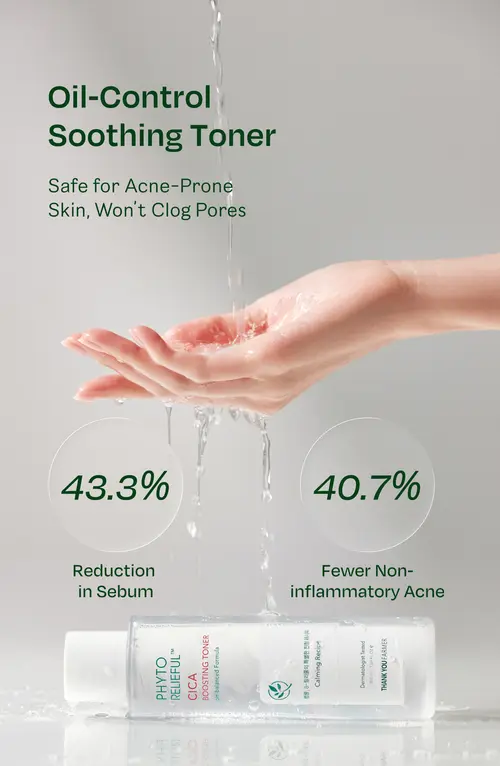 THANK YOU FARMER Phyto Relieful Cica Boosting Toner