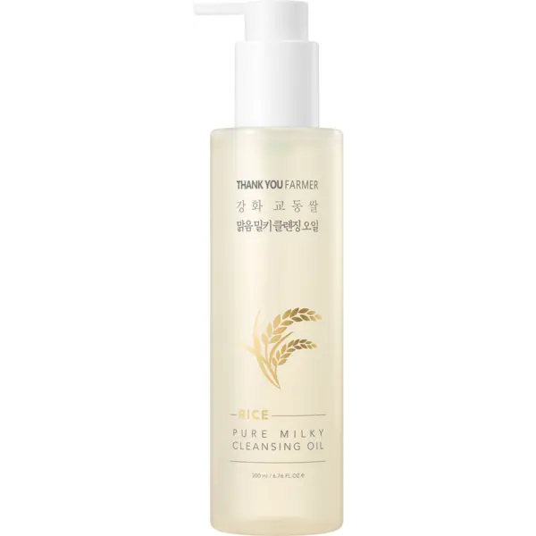 THANK YOU FARMER Rice Pure Milky Cleansing Oil - Clear