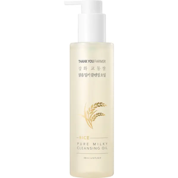 THANK YOU FARMER Rice Pure Milky Cleansing Oil - Clear