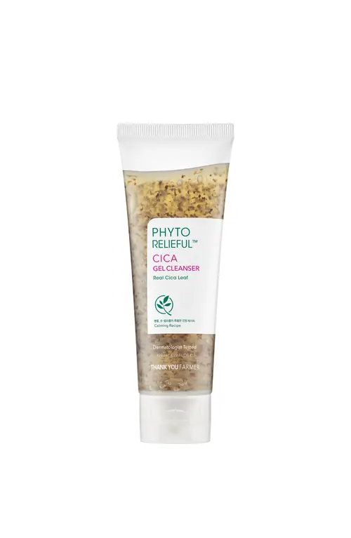 THANK YOU FARMER Phyto Relieful Cica Gel Cleanser - White