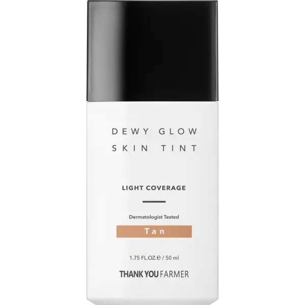 THANK YOU FARMER Dewy Glow Skin Tint Tan - White