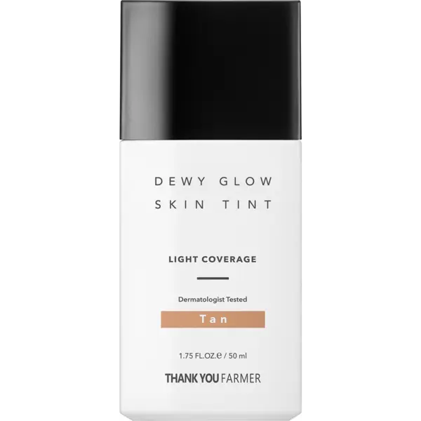 THANK YOU FARMER Dewy Glow Skin Tint Tan - White