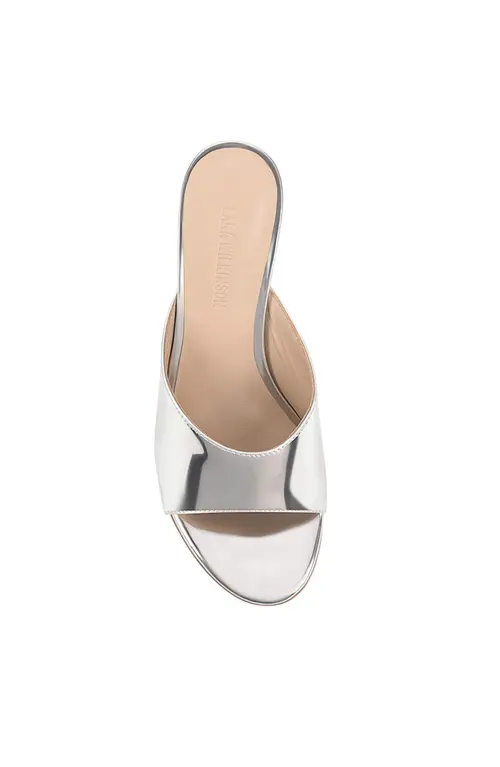 LANA WILKINSON Mia Wedge Sandals - Silver