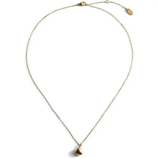 Mango Sphere Pendant Necklace
