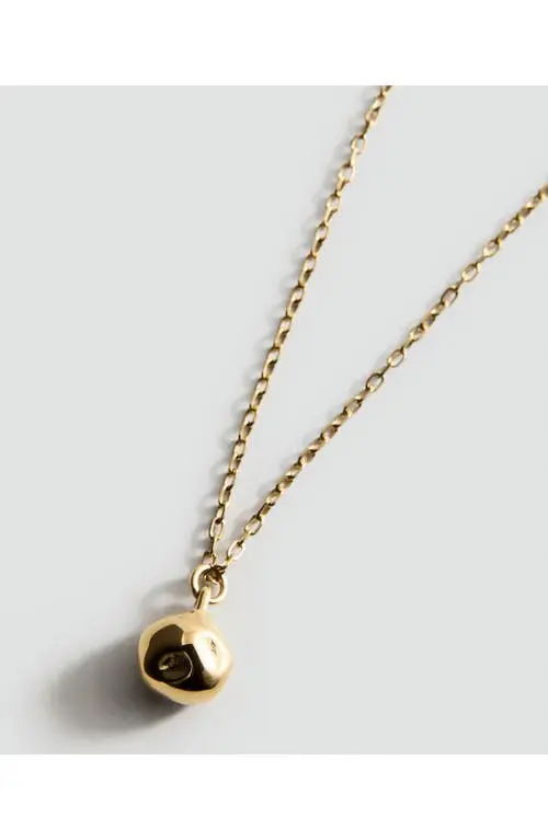 Mango Sphere Pendant Necklace