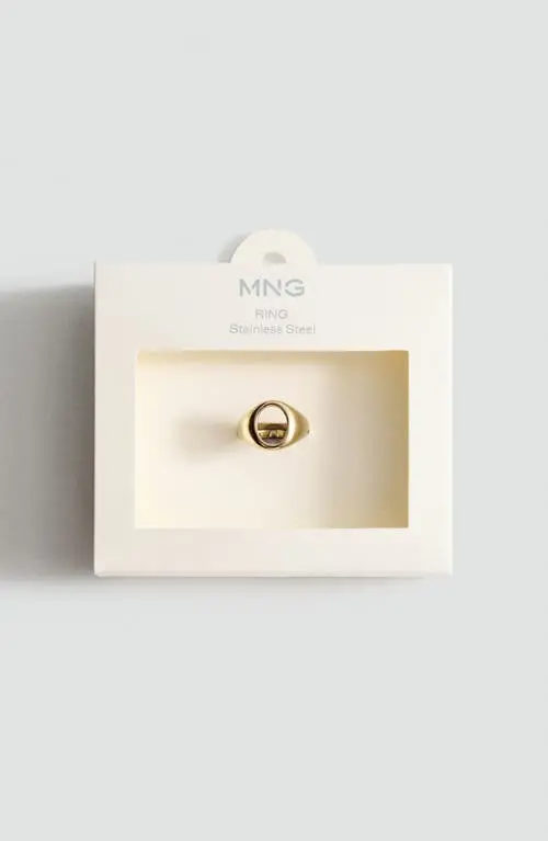 Mango Cutout Signet Ring
